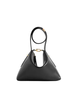 TOTEME Bevel Leather Wristlet - Black