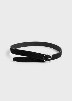 TOTEME Swirl Suede Belt