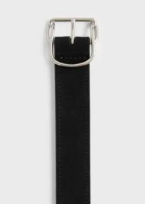 TOTEME Swirl Suede Belt