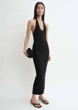 TOTEME Compact Knit Halter Dress