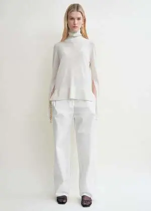 TOTEME Twisted Seam Trousers - White