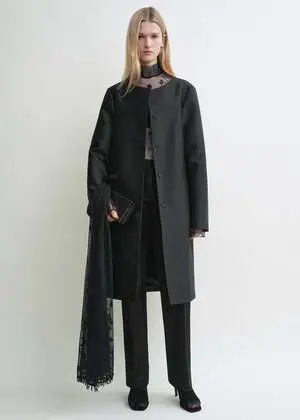 TOTEME Collarless Coat