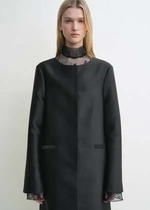 TOTEME Collarless Coat