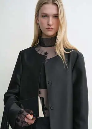 TOTEME Collarless Coat