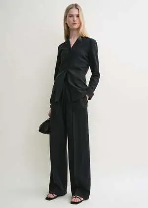 TOTEME Fluid Shirt - Black