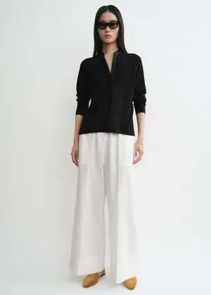TOTEME Wool Silk Knit - Black