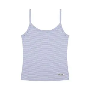 SPORTY & RICH Signature Logo Tank - Blue