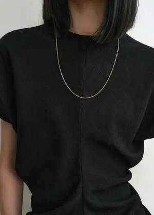 TOTEME Slouch Waist Basketweave Top