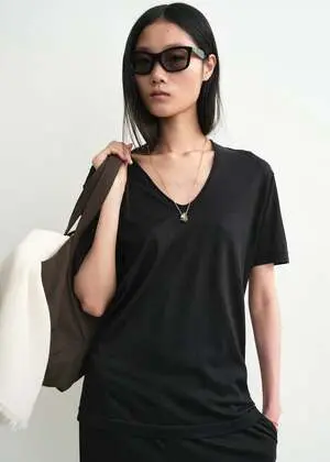 TOTEME Cotton Silk Tee