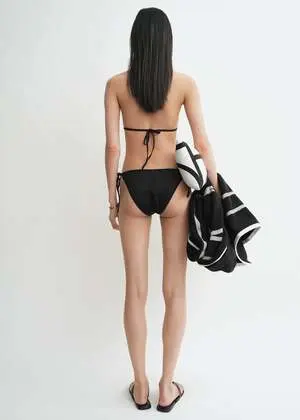 TOTEME Monogram Pointelle Bikini Top