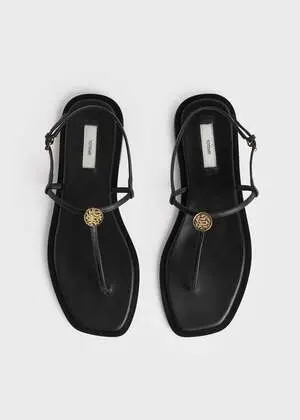 TOTEME T-strap Nappa Sandals