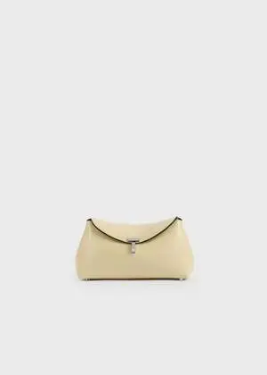 TOTEME Mini T-lock Leather Clutch