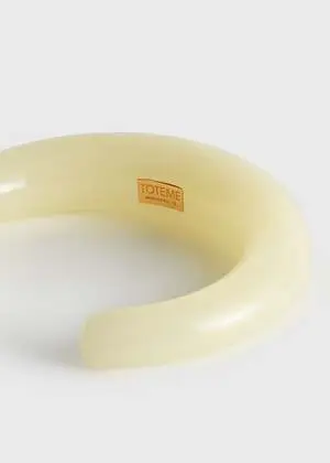 TOTEME Sculpted Resin Cuff Bracelet