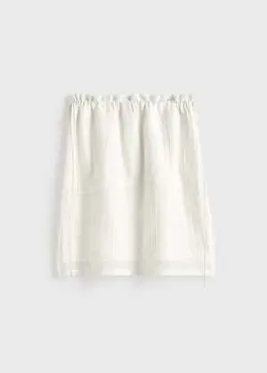 TOTEME Monogram Mini Skirt