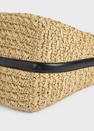 TOTEME Medium Belted Paper Raffia Tote