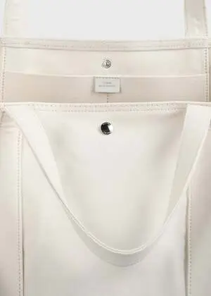 TOTEME Organic Cotton Canvas Beach Tote
