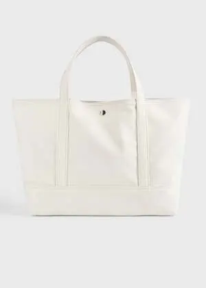 TOTEME Organic Cotton Canvas Beach Tote