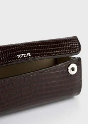 TOTEME Lizard-embossed Lipstick Case