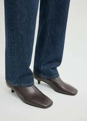 TOTEME Day Nappa Ankle Boots