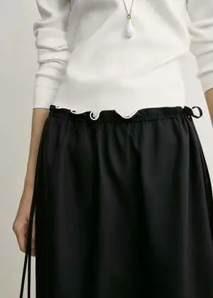 TOTEME Silk Pj Skirt