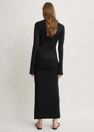 TOTEME Draped Jersey Skirt