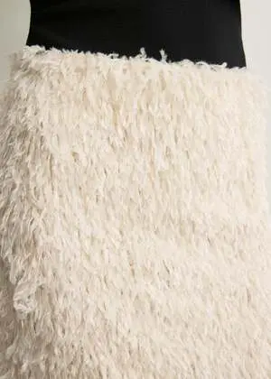 TOTEME Feathered-jersey Skirt