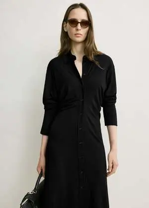 TOTEME Slouch Jersey Shirtdress