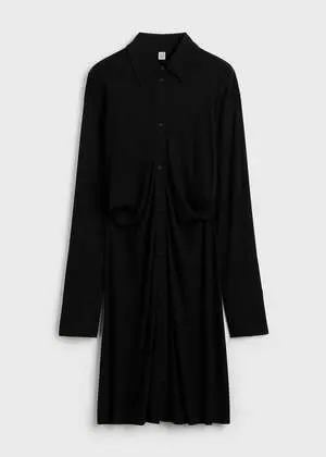 TOTEME Slouch Jersey Shirtdress