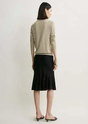 TOTEME Fluted Knit Skirt