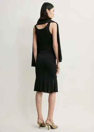 TOTEME Fluted Hem Dress