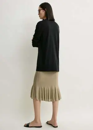 TOTEME Fluted Knit Skirt