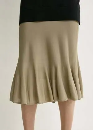 TOTEME Fluted Knit Skirt