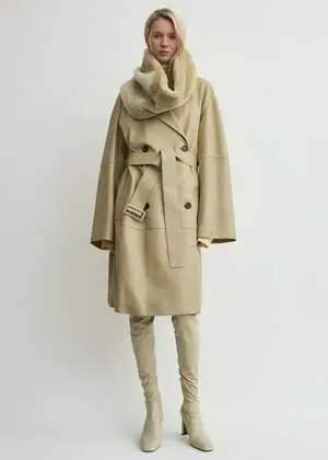 TOTEME Plush Shearling Muff