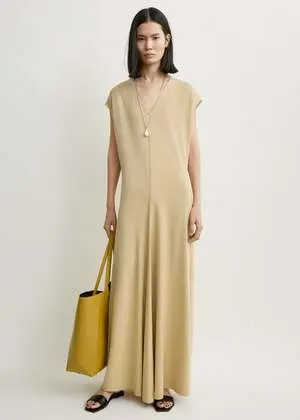 TOTEME V-neck Jersey Maxi Dress