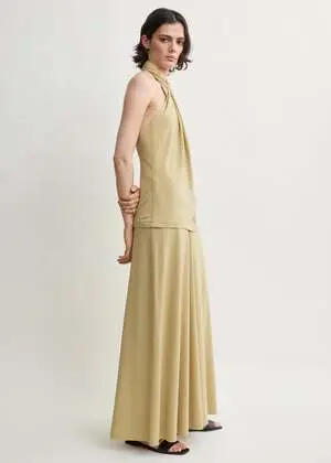 TOTEME Twisted Jersey Halter Top