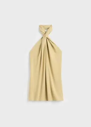 TOTEME Twisted Jersey Halter Top