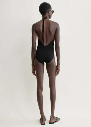 TOTEME Halter Tie Swimsuit