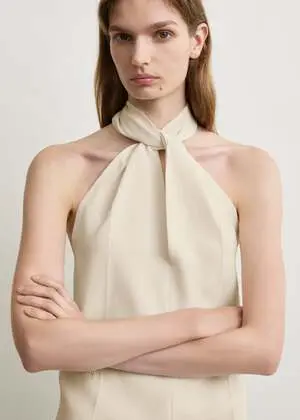 TOTEME Twist Halter Top