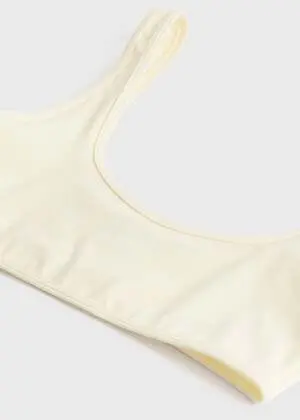 TOTEME U-neck Bikini Top