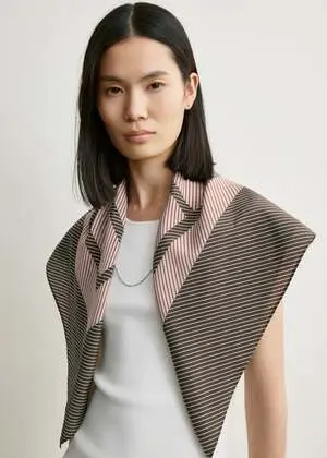 TOTEME Centered Monogram Silk Scarf