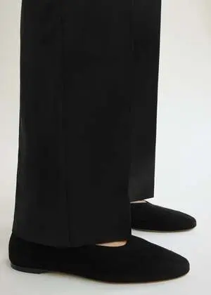 TOTEME Slip Suede Ballerinas