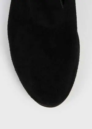 TOTEME Slip Suede Ballerinas - Black