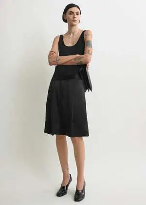 TOTEME Soft Tuxedo Skirt - Black