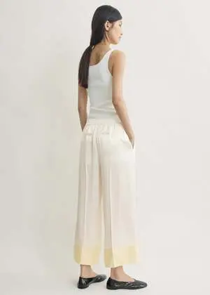 TOTEME Satin Drawstring Trousers