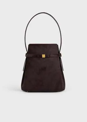 TOTEME Belted Pony Hair Bucket Bag