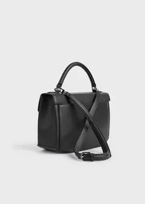 TOTEME Clip Grained-leather Top Handle