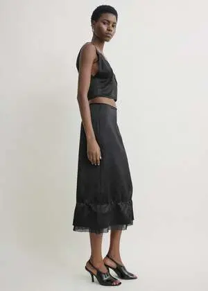 TOTEME Cropped Satin Camisole