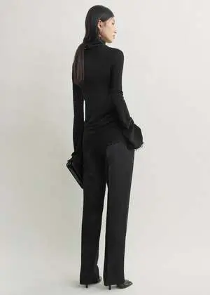 TOTEME Frayed-edge Slim Top