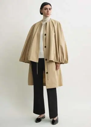 TOTEME Detachable Cape Coat