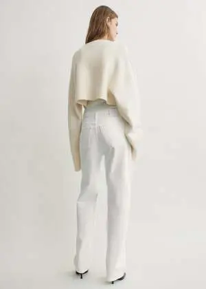 TOTEME Cropped Oversized Cardigan